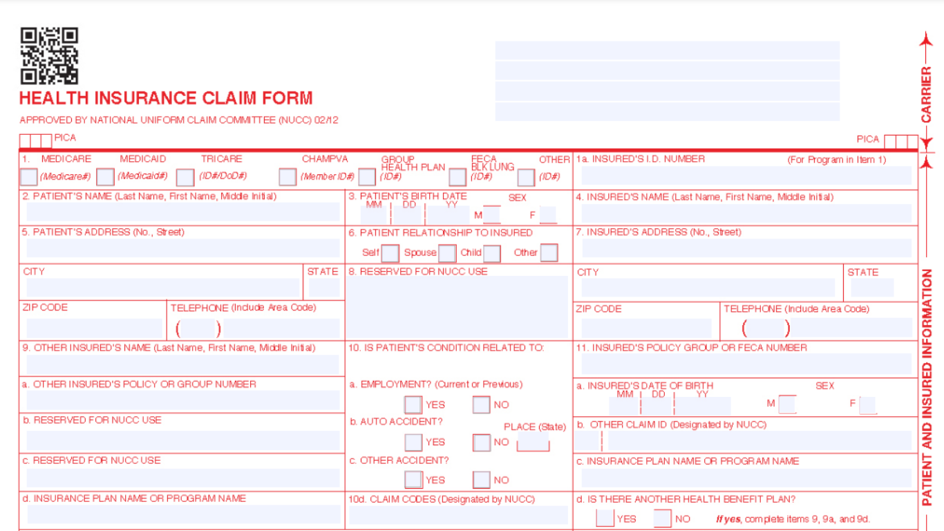 Essential Types of Medical Insurance Claim Forms for Billing